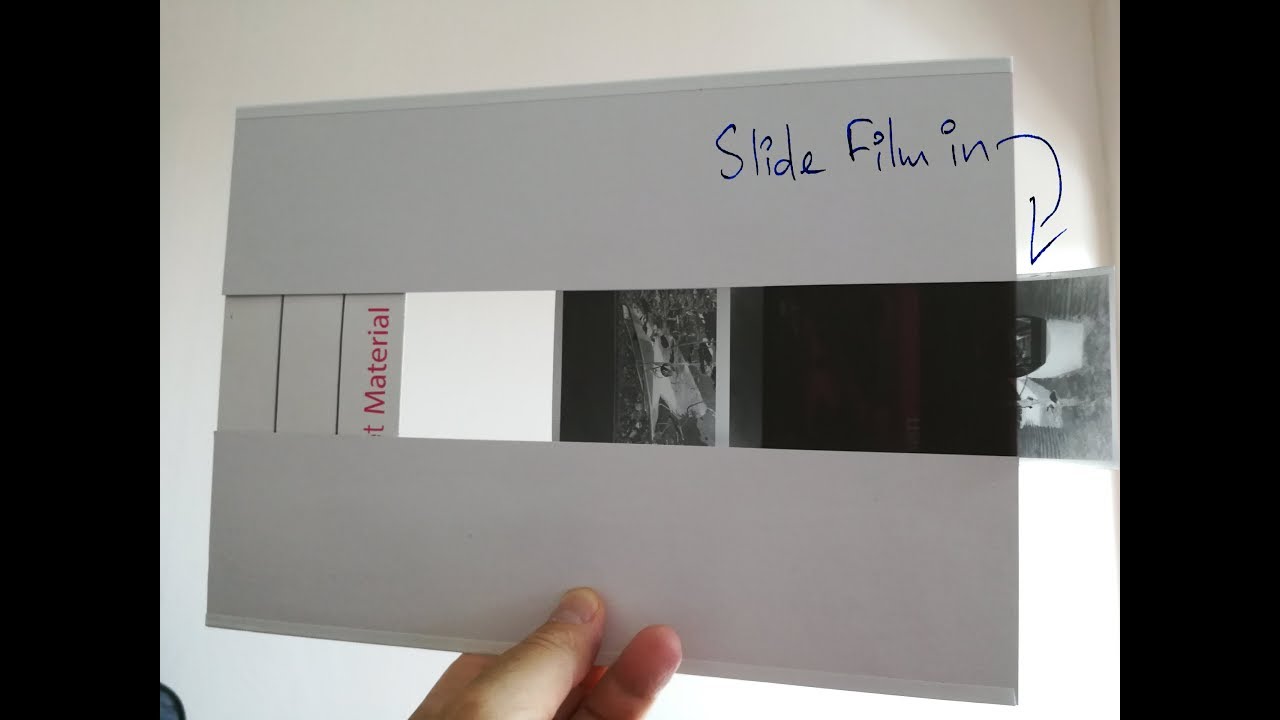 cardboard film frame scanner - YouTube