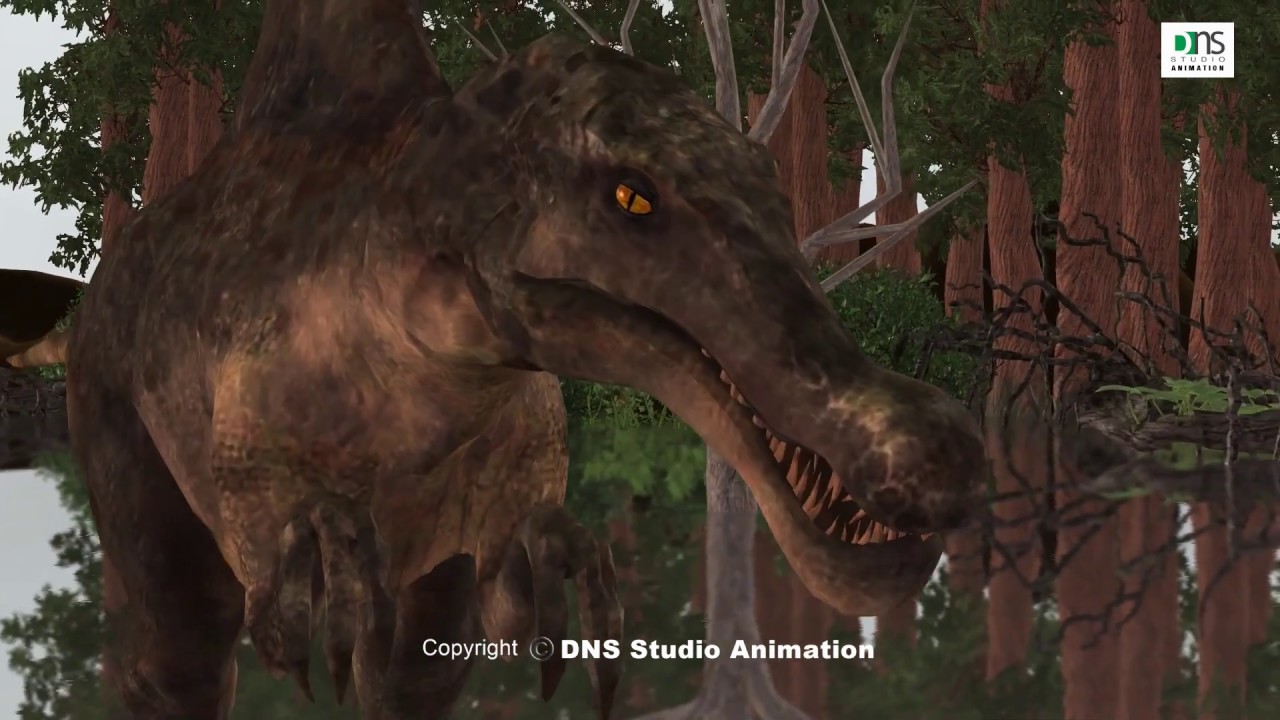 TV Series Dinosaurs Story - Spinosaurus Hunter on Dark Swamp - YouTube