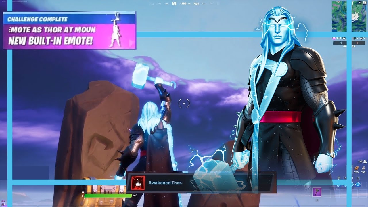 How to unlocked Thor Awakening Built-in Emote - YouTube