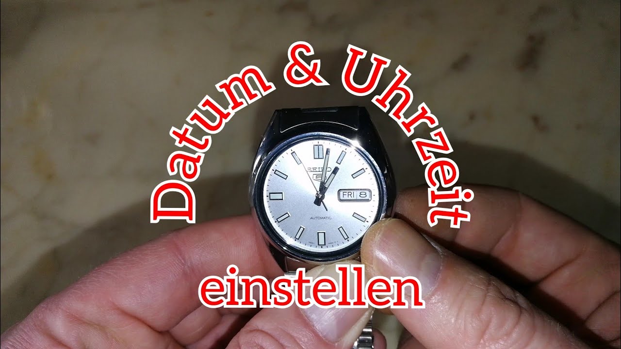Automatik Uhr Datum Einstellen