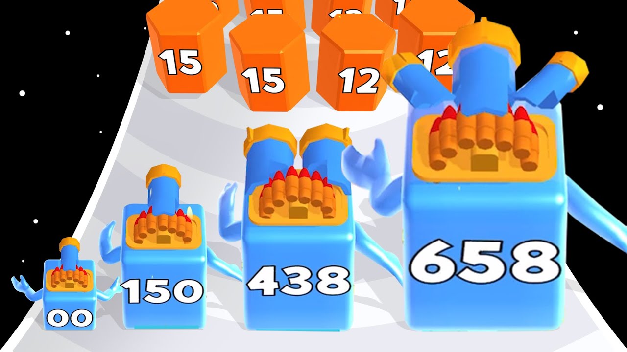 BULLET NUMBERS - Level Up Gun, Number Games (Max Level) - YouTube