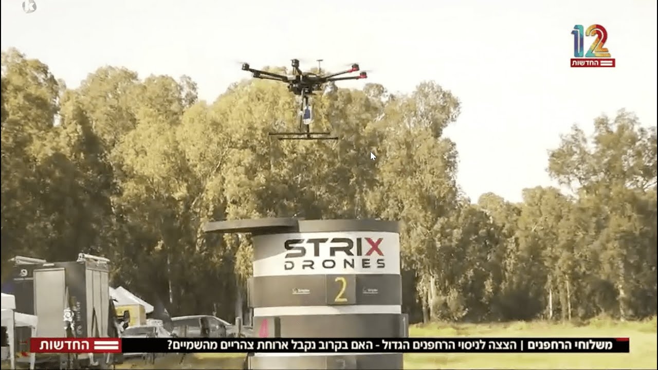 Strix Drones Complete Autonomous Drone Delivery System in action - YouTube