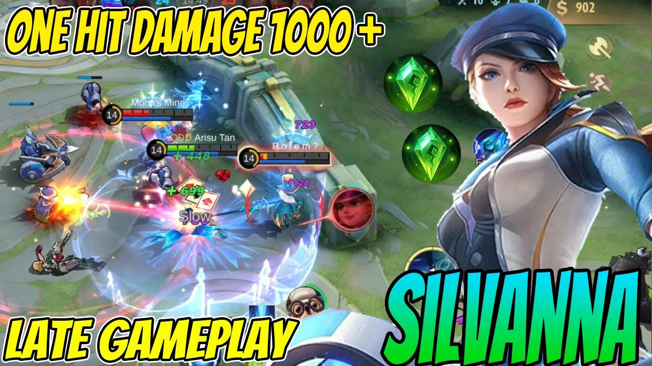 SILVANA ONE HIT DAMAGE 1K BUILD ITEM - Silvanna Best Build 2022 ~ MLBB ...