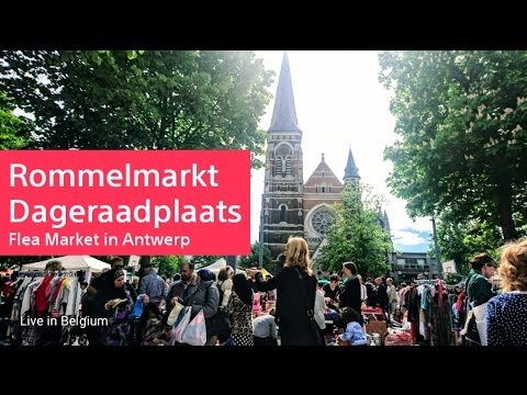 Rommelmarkt Dageraadplaats | Jumbo Sale Flea Market Antwerp, Belgium ...