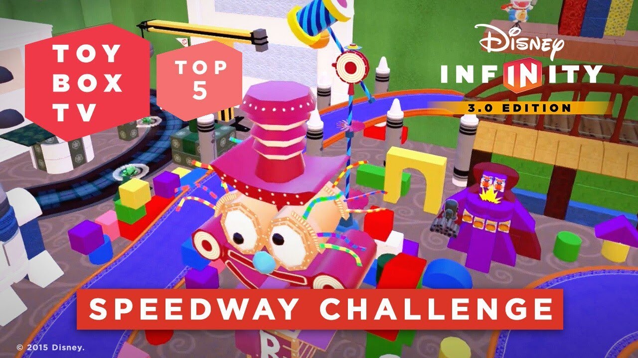Speedway Challenge - Top 5 Toy Boxes - Disney Infinity Toy Box TV HD Ep ...