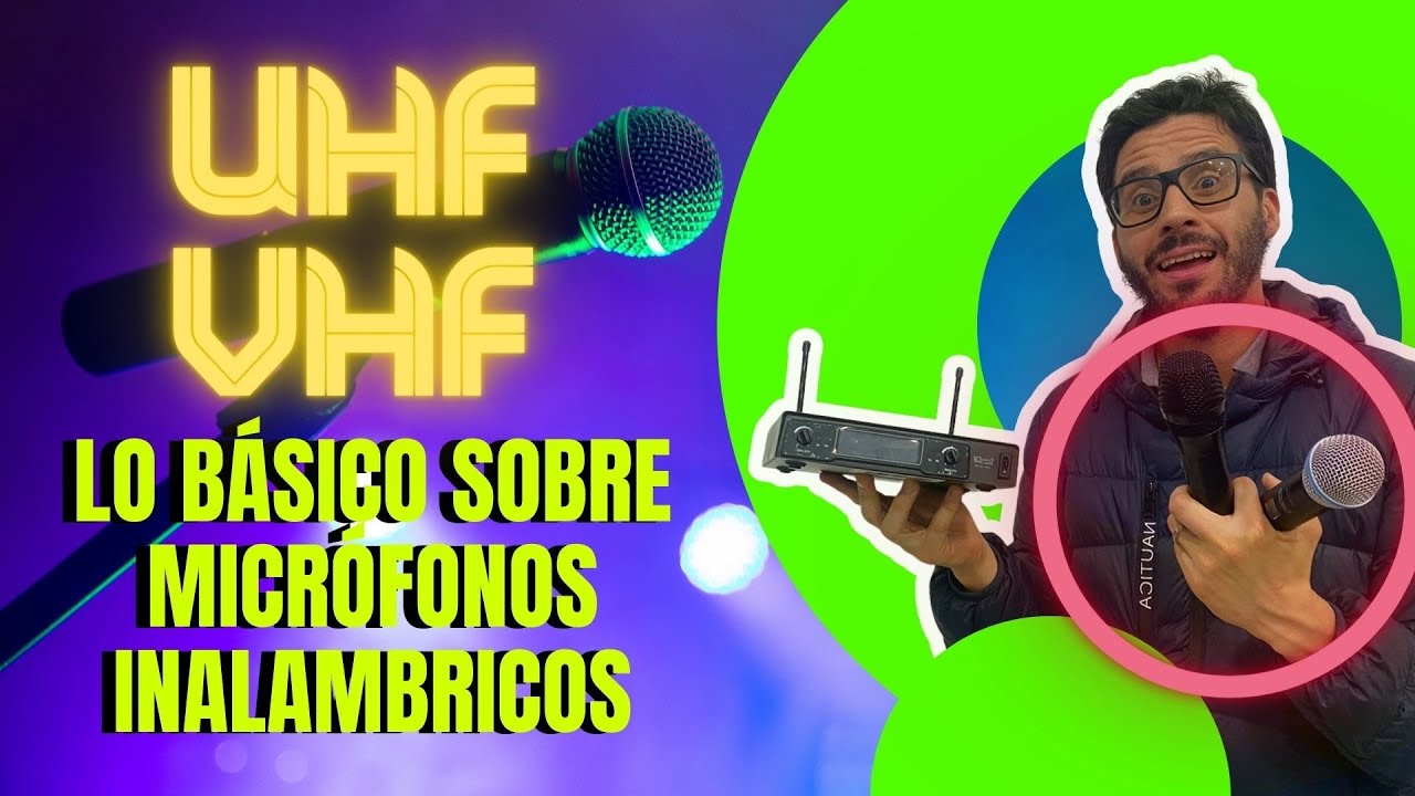 🎤 📶 LO BASICO QUE DEBES QUE SABER SOBRE MICROFONOS INALAMBRICOS ...