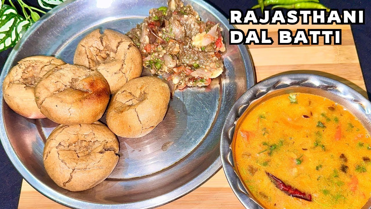 Dal Bati Recipe | दाल बाटी बनाने की विधि | Traditional Rajasthani Dish ...