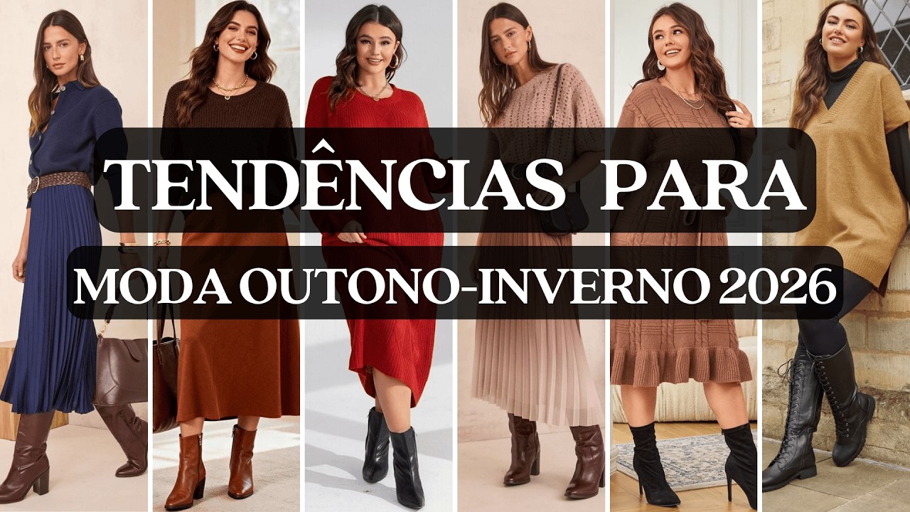 Tendências para Outono-Inverno 2026 - Moda Feminina - YouTube