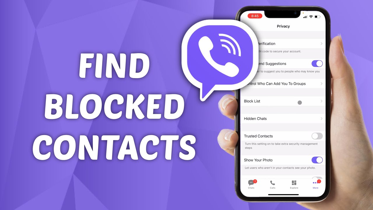 How to Find Blocked Contacts on Viber - YouTube