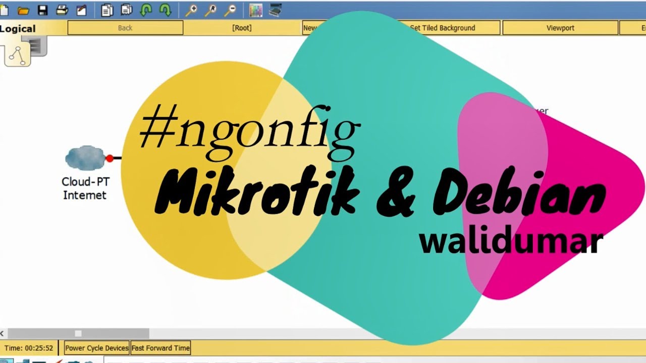 Implementasi VirtualNetwork Topologi - VMWare (Mikrotik & Debian) - YouTube