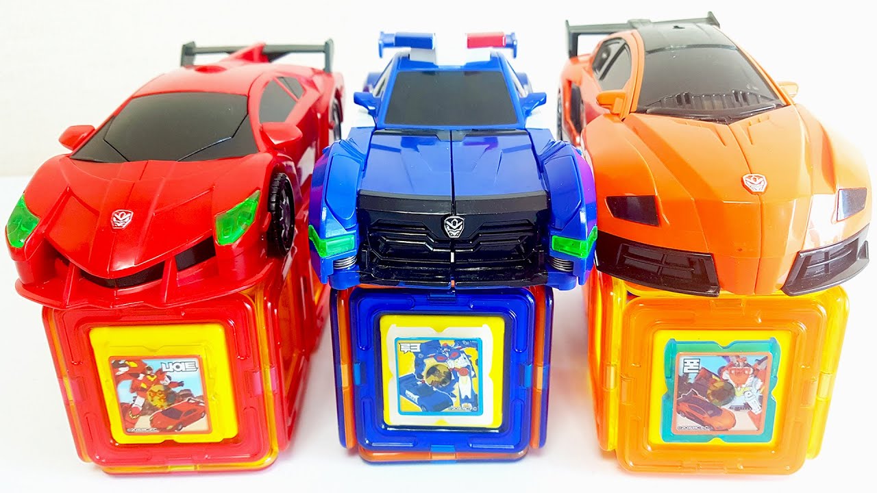 헬로카봇 시계 삼총사 변신놀이 ♥ HELLO CARBOT WATCH TRANSFORMATION PLAY - YouTube