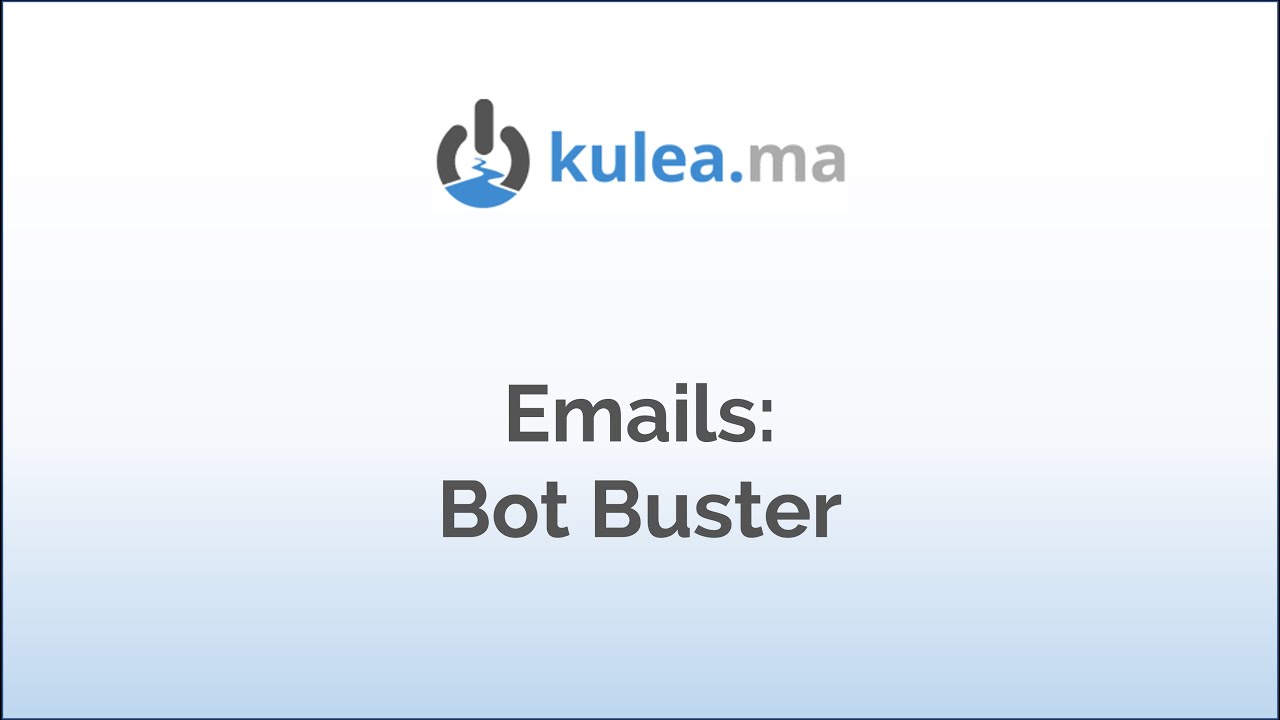 Switching on Bot Buster in Kulea - YouTube