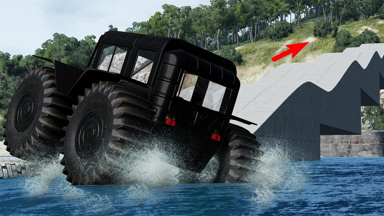 🚒 New Cars Suspension Test #3 - BeamNG drive - YouTube