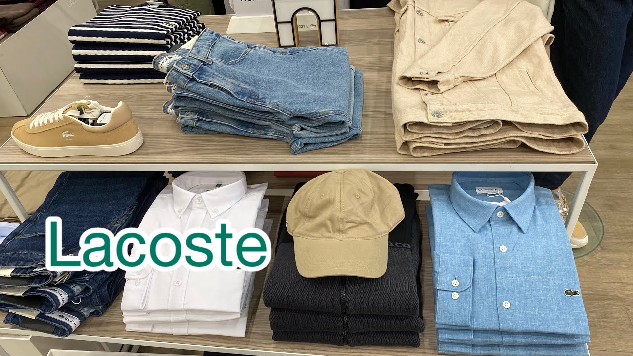 [4k] Lacoste new clothes and shoes collection - YouTube