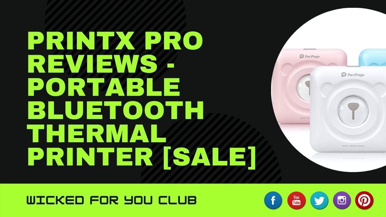 PrintX Pro Review : Portable Bluetooth Thermal Printer - [Complete ...