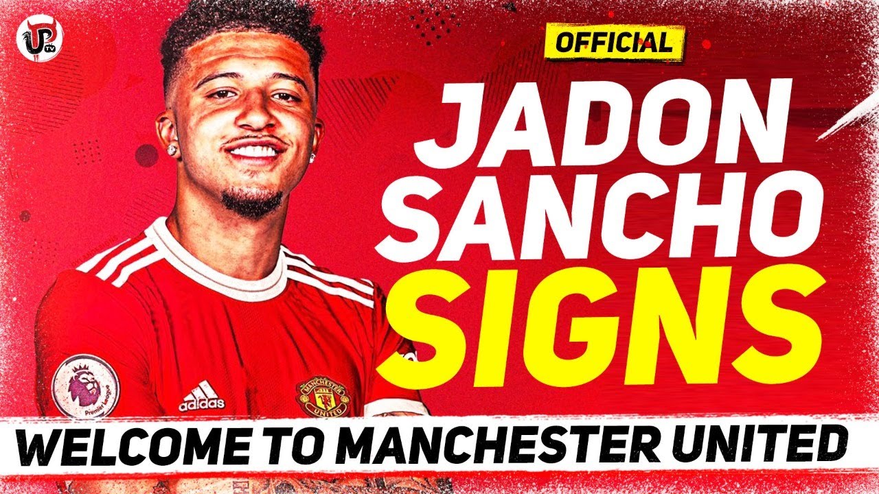 SANCHO OFFICIAL: Welcome To Manchester United! | Live Reaction - YouTube