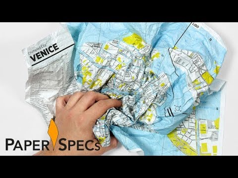 PaperSpecs.com | Paper Inspiration #323: Crumpled City Maps - YouTube