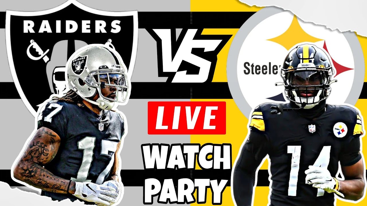 Steelers Vs Raiders Sunday Night Football (Live Watch) - YouTube