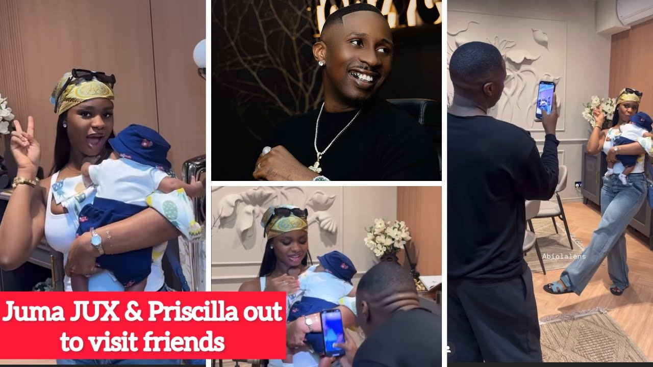 JUMA JUX & PRISCILLA STEP OUT FOR THE FIRST TIME SINCE THEY ARRIVE ...