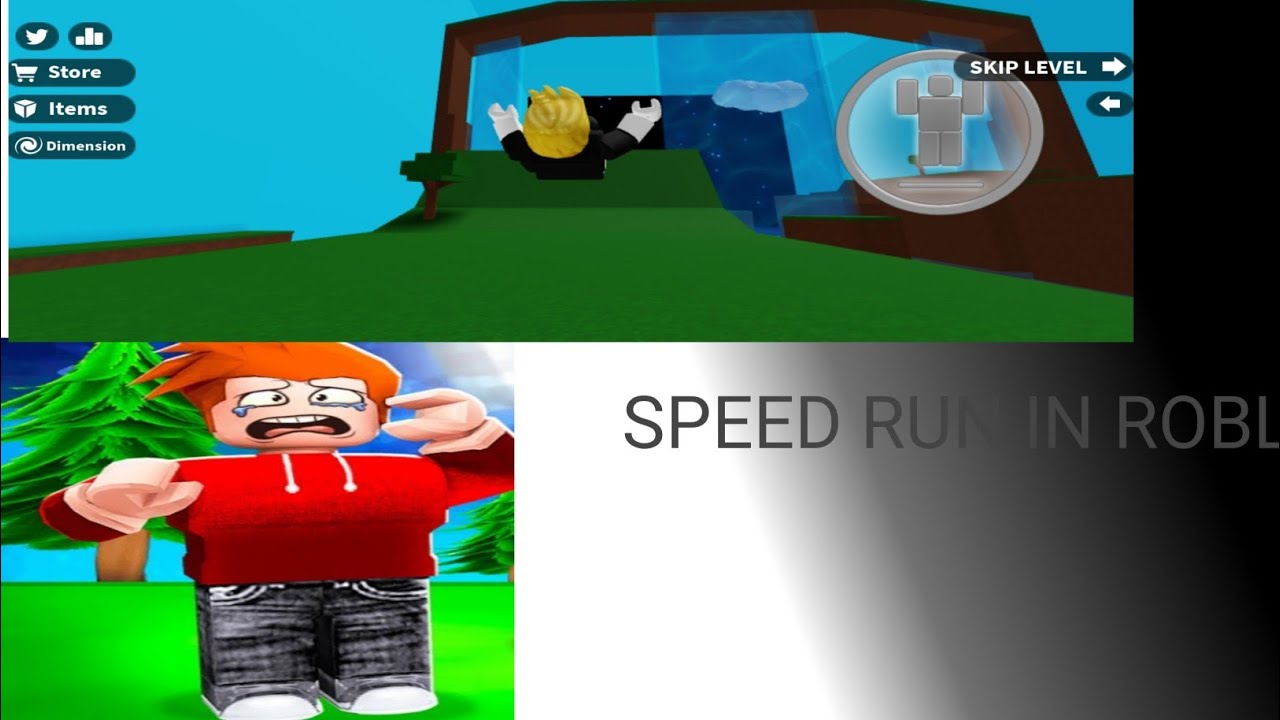 speed run in roblox roblox speed run || Harsh and Adarsh Gamerz ...
