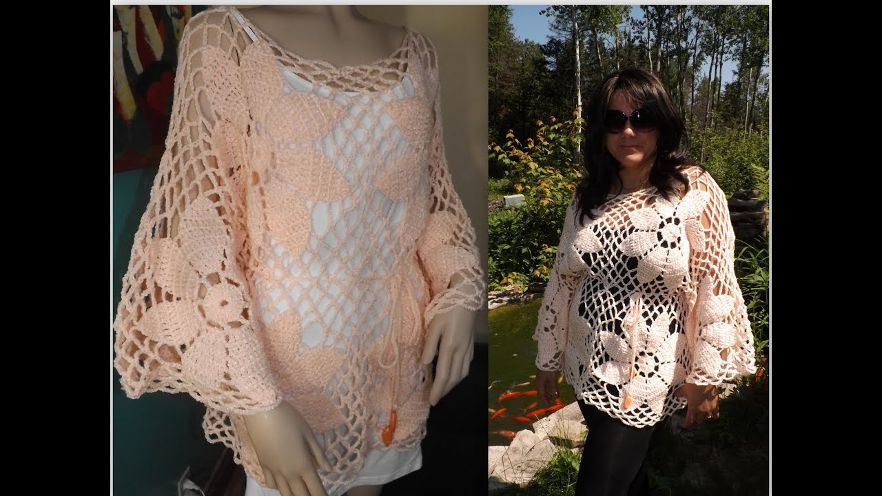 Crochet Summer Cardigan, Sweater or Blouse Part 2 of 2 - with Ruby ...