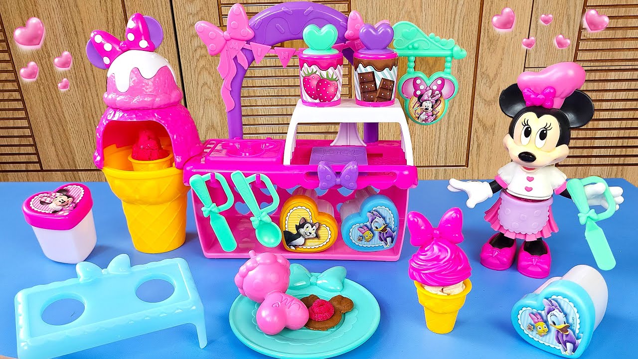 Satisfying with Unboxing Disney Minnie Mouse Toys, Kitchen Cooking Play ...