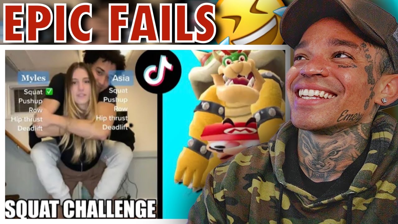 SMG4 - Mario Attempts Tik Tok Challenges [reaction] - YouTube