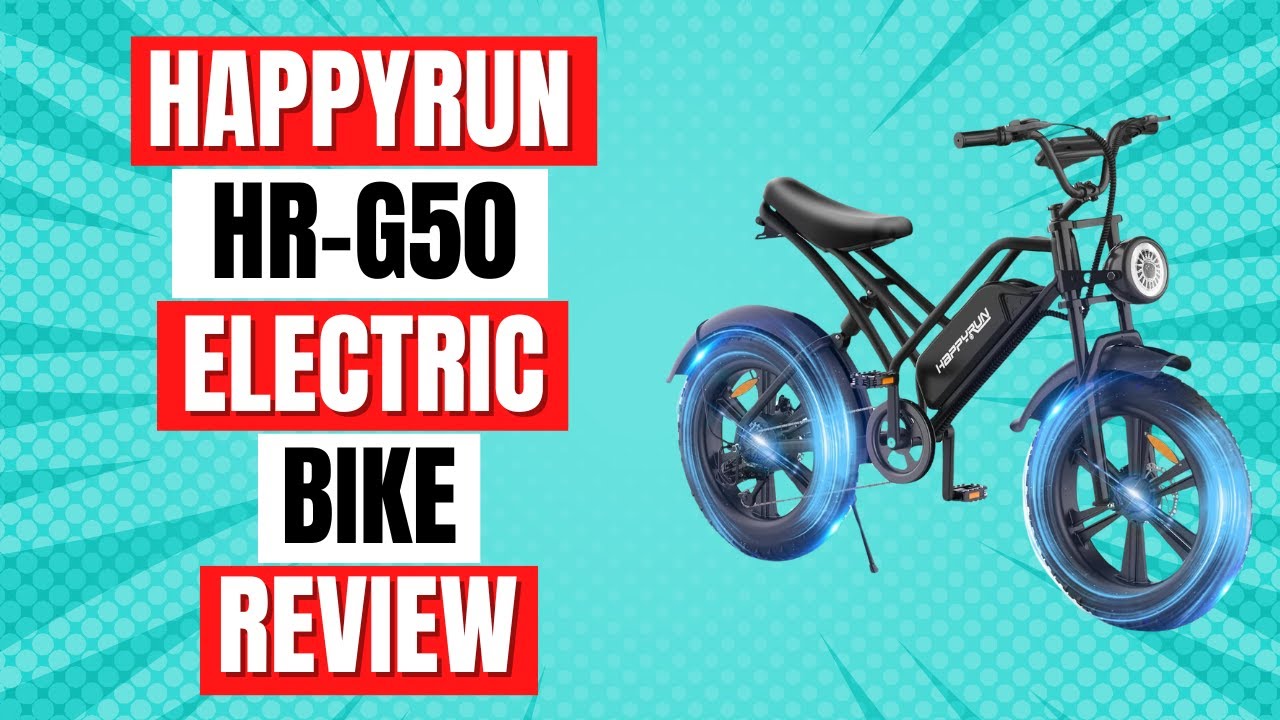 HAPPYRUN HR-G50 Electric Bike Review - YouTube