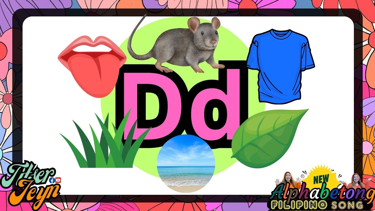 NEW ALPHABET SONG|Letter Dd song|Titser Jeyn - YouTube