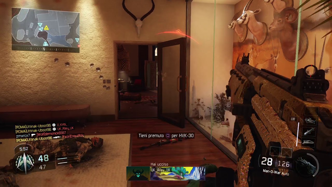 PS4 - Call of Duty BO3 - TDM - Hunted map - 3 Killstreak - Part 2 ...