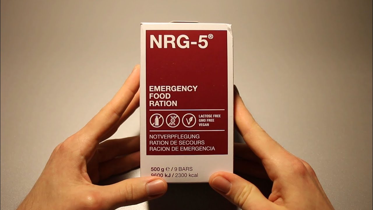 NRG-5 Emergency Food Ration Review - YouTube