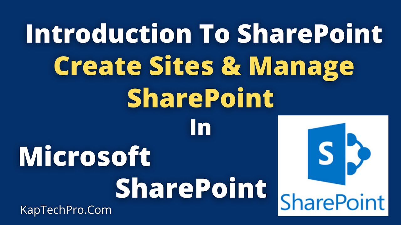 How To Create Site In SharePoint Online | Introduction Of SharePoint ...