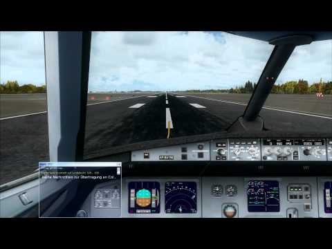 Cockpit Airbus A318 Take Off Cologne - YouTube