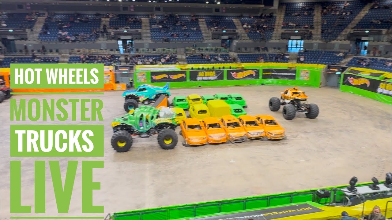 Hot wheels monster trucks glow and fire live Liverpool 2025 - YouTube