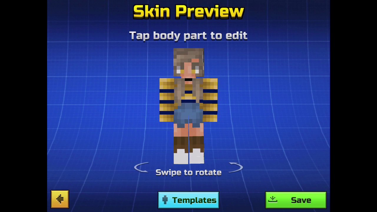PG3D Tumblr girl skin - YouTube