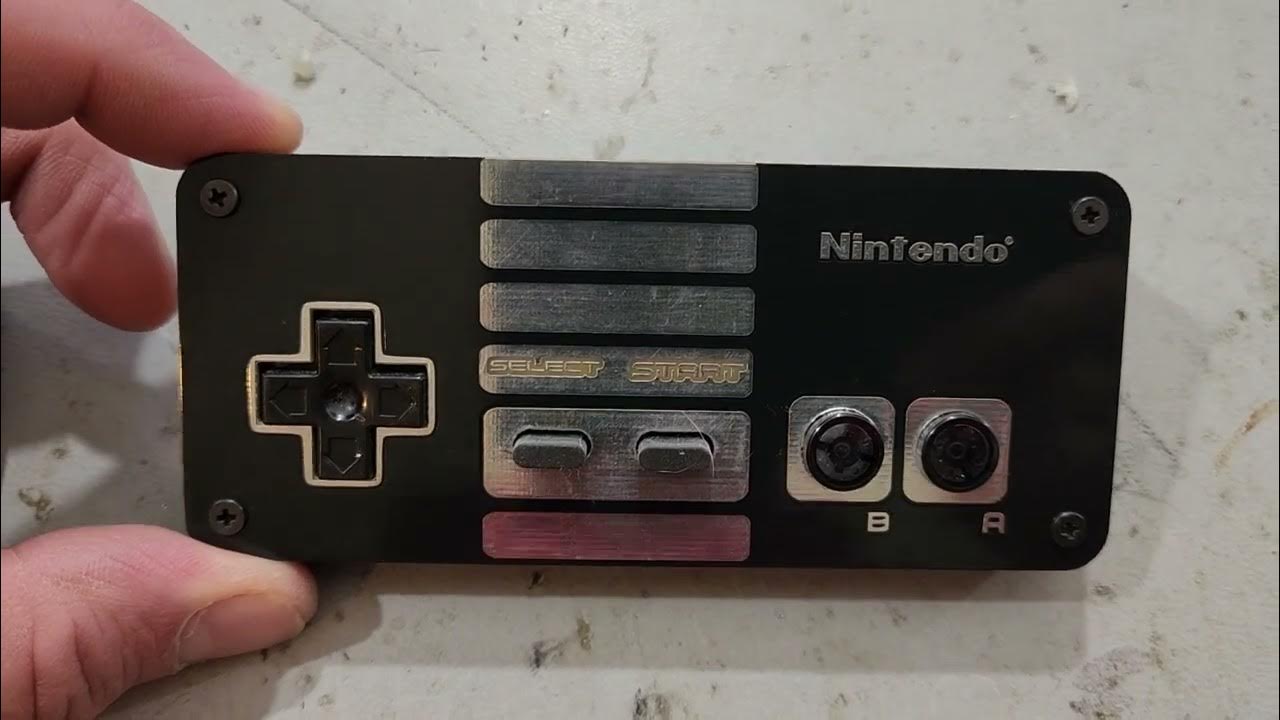 new custom NES controller idea... please provide any feedback - YouTube