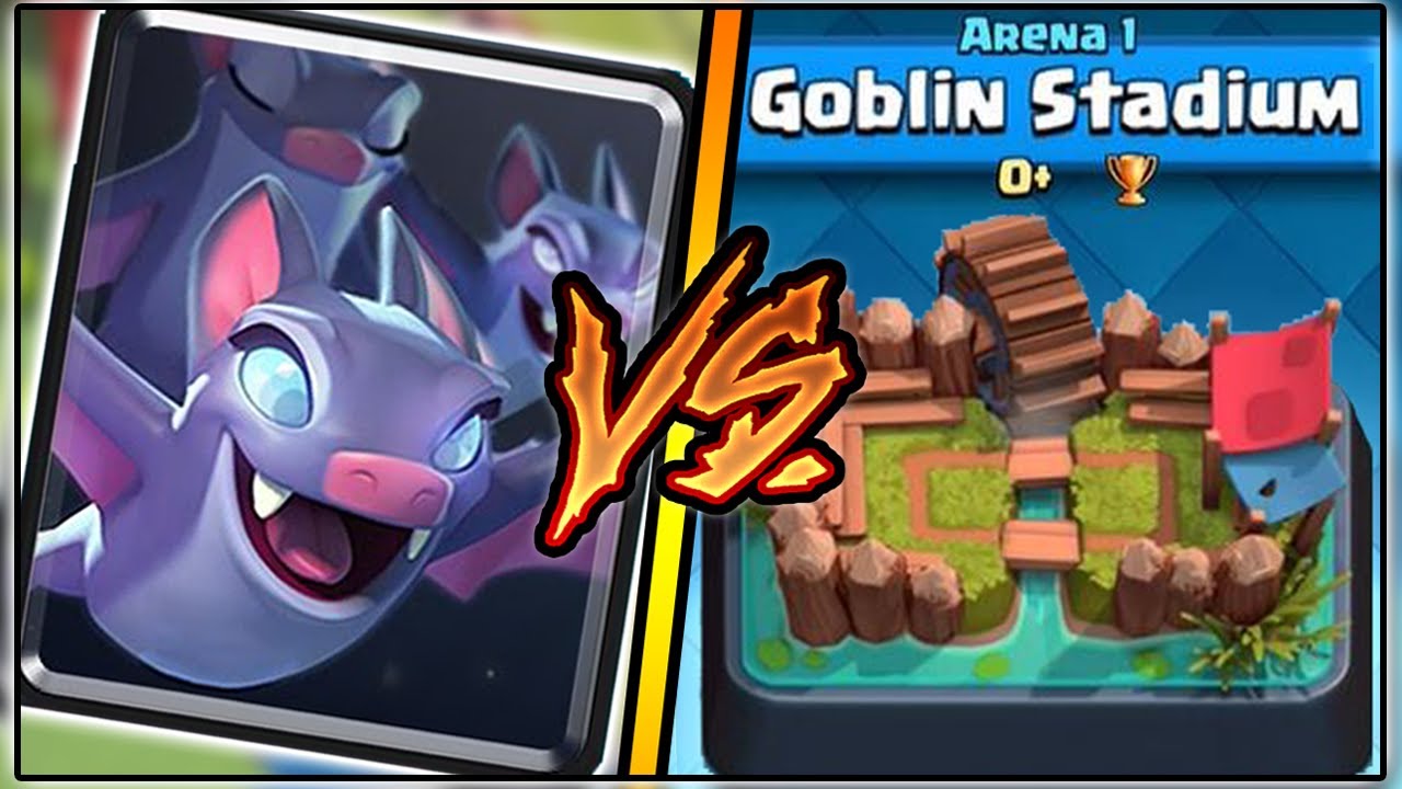 BATS TROLLING ARENA 1 IN CLASH ROYALE | FUNNY MOMENTS & BATS GAMEPLAY ...