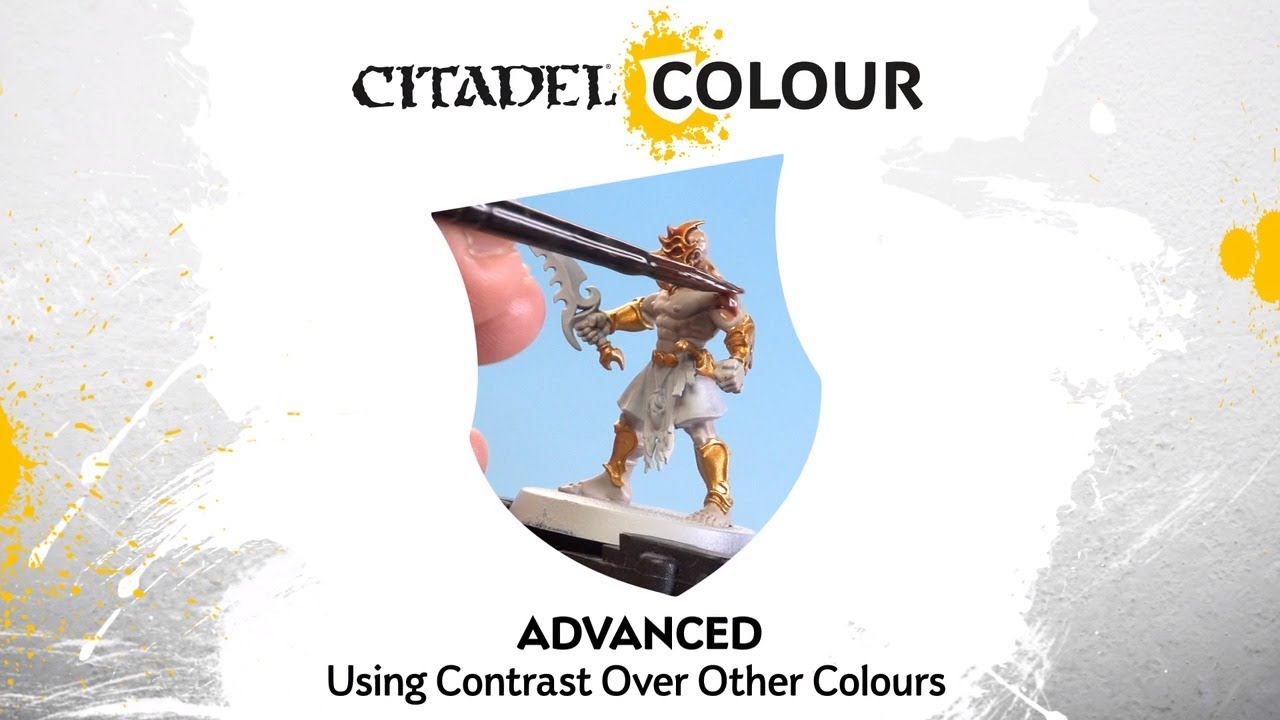 How to Paint: Contrast Over Other Colours - YouTube