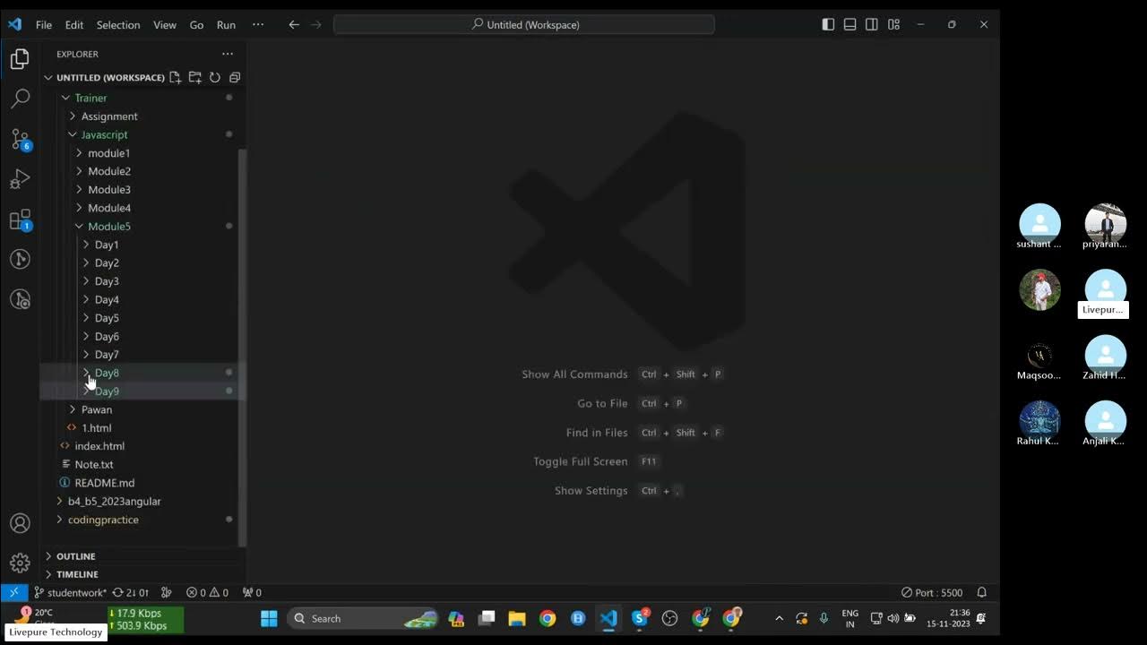76 Module 5 || Day 7 || Async and Await in Js || 15 Nov 2023 - YouTube