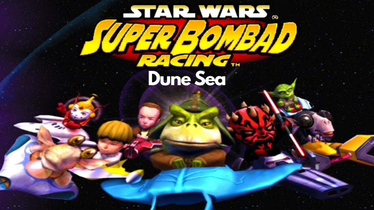Star Wars: Super Bombad Racing - Race: Dune Sea - Sebulba - YouTube