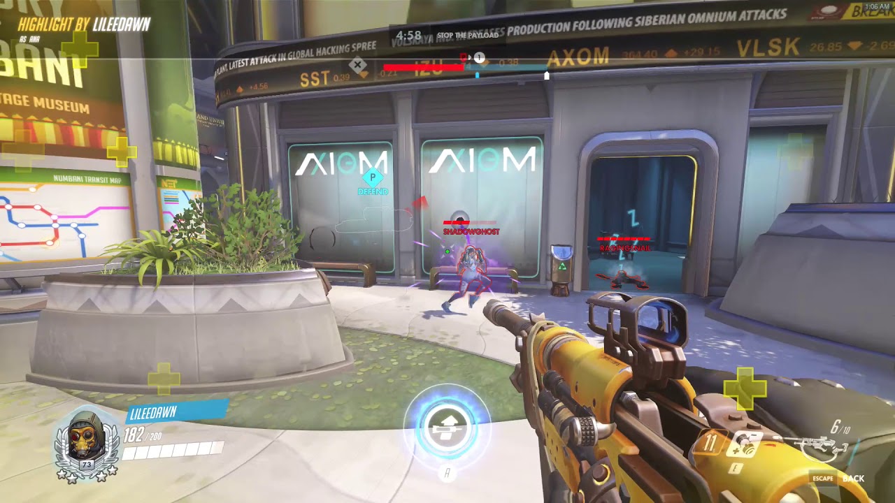 Overwatch Ana gameplay - YouTube