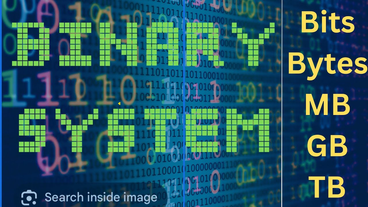 What is binary system?What are bits bytes megabytes gigabytes and ...