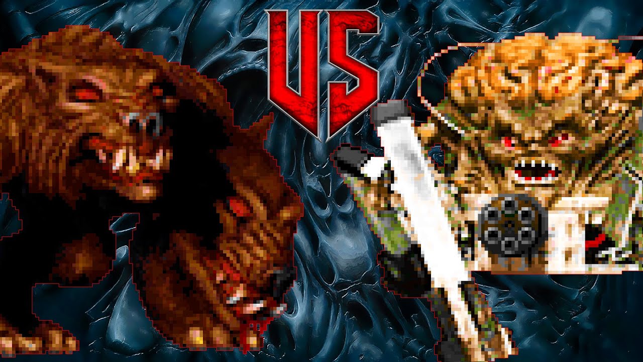 Cerberus vs Mastermind - DOOM vs BLOOD : Monster Infighting - RETRO ...