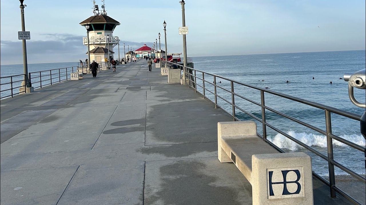 MONSTER STINGRAY KEPT BITING AT HUNTING BEACH PIER!! WHAT A DAY OF ...
