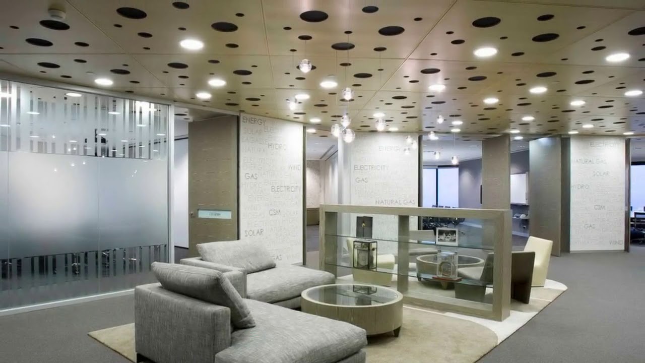 Office Interior Design Ideas Modern UK - YouTube