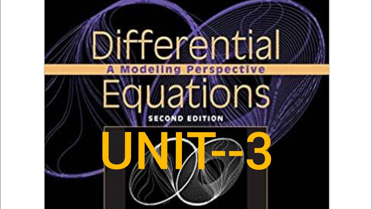 B.s.c part 2 unit 3 lecture 1 Homogeneous linear differential equations ...
