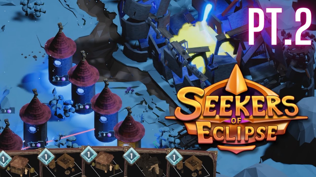 Let's Play Seekers of Eclipse pt.2 | Combining City Building + Roguelike Deckbuilder Gameplay ...