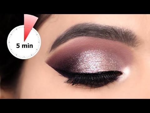 5 MINUTE Eye Makeup for Beginners | EASY Everyday Smokey Eye Makeup ...