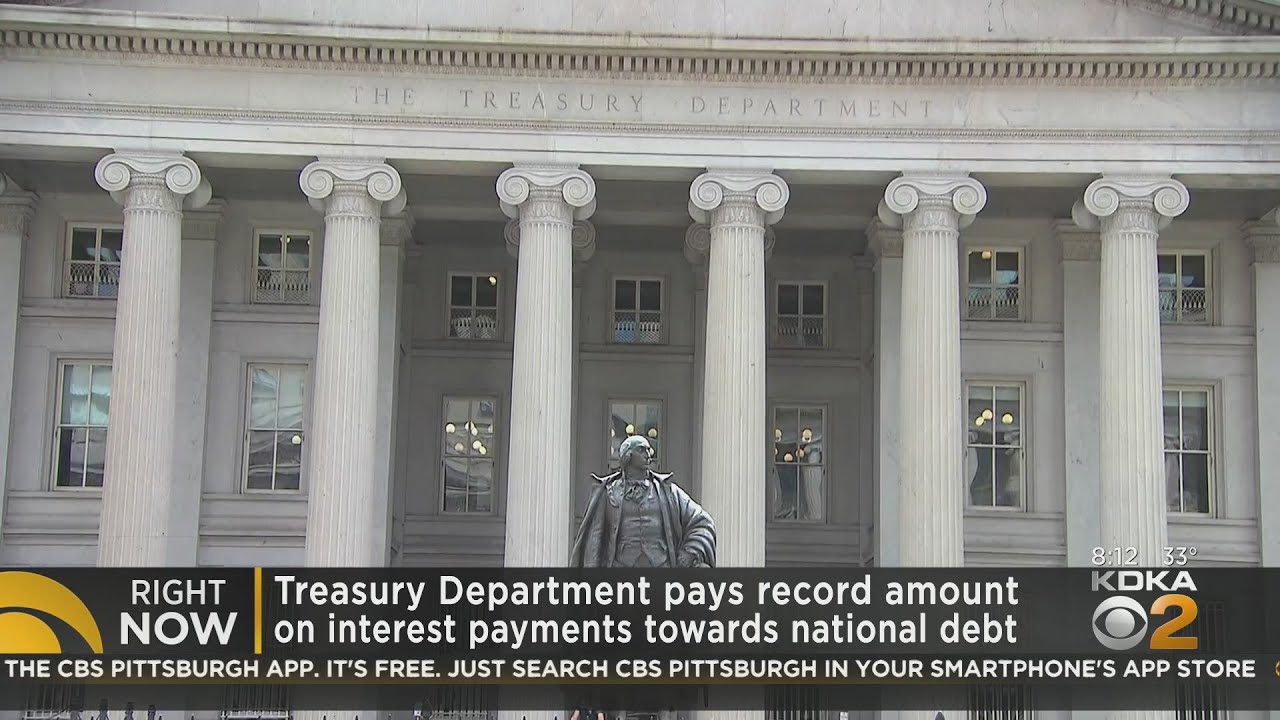 Treasury Department pays record amount in interest payments toward ...