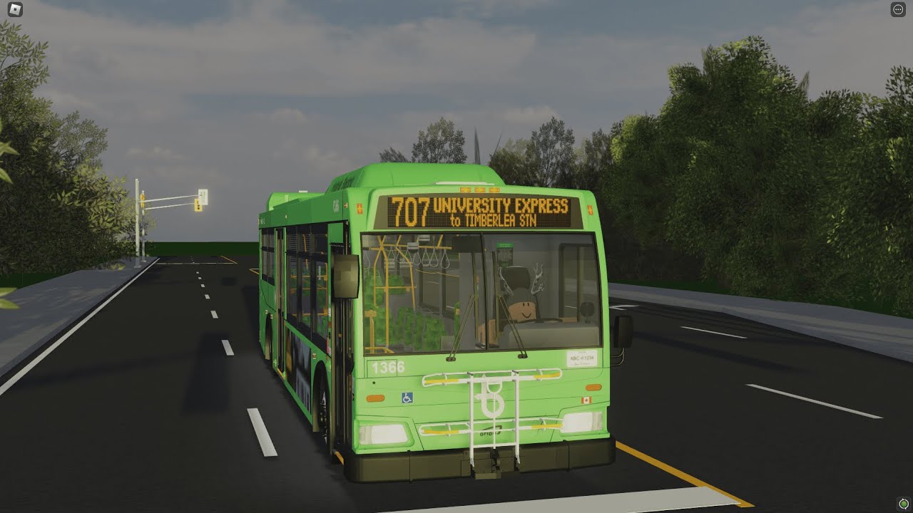 Baritone Regional Transit 1366 on route 707 University Express - YouTube